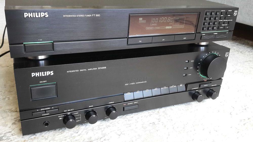 Підсилювач Philips DFA-888 вбудований ЦАП TDA1541A , DAC ,Тюнер FT-880: ...