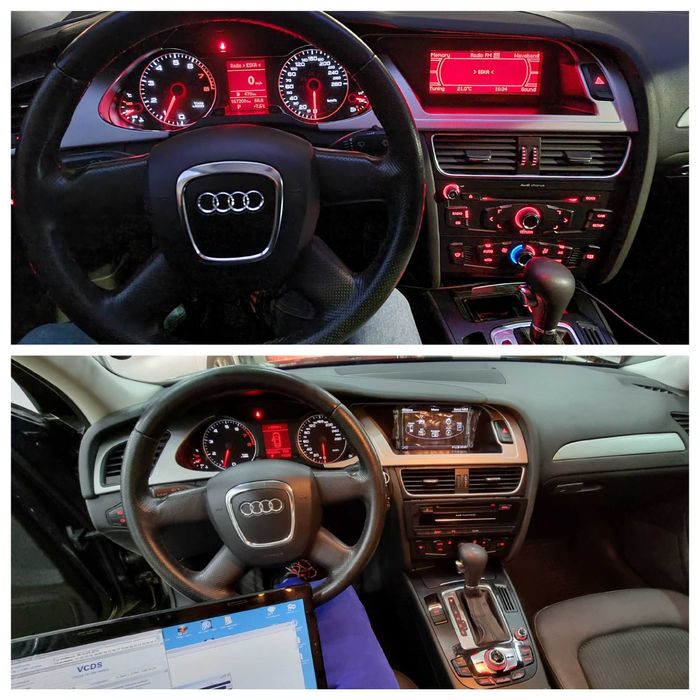 Audi MONTAŻ Dołożenie NAWIGACJI MMI 3G+, 3G PLUS, A4 B8, A5 A6 Q5 Q7 ...