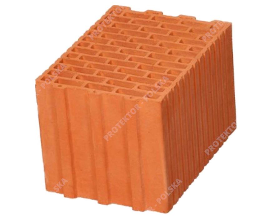 Cegła ceramiczna TERMOTON 25cm pustak max kratówka leier porotherm mur ...