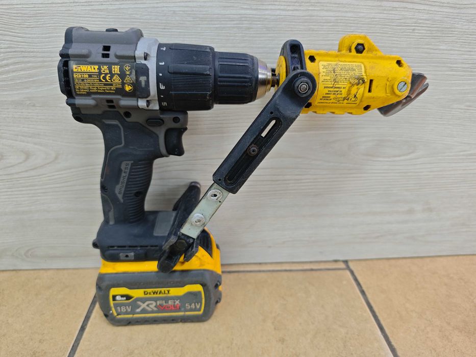 DeWalt DCD100 McLaren + adapter do cięcia blachy + aku 6.0Ah Pruszcz ...