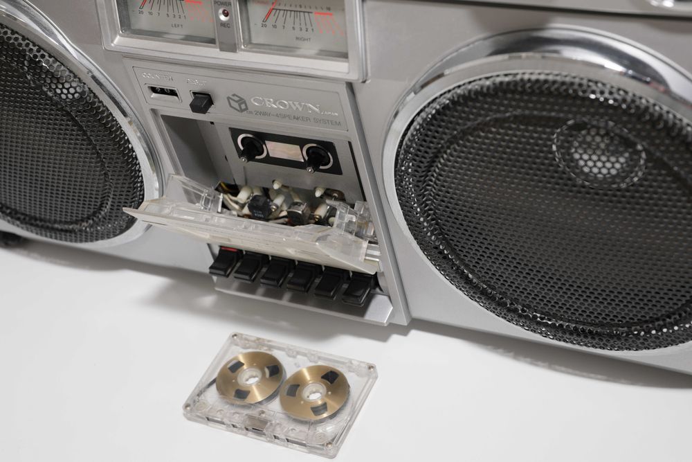 Radio magnetofon BOOMBOX CROWN CSC - 850 L Warszawa Mokotów • OLX.pl