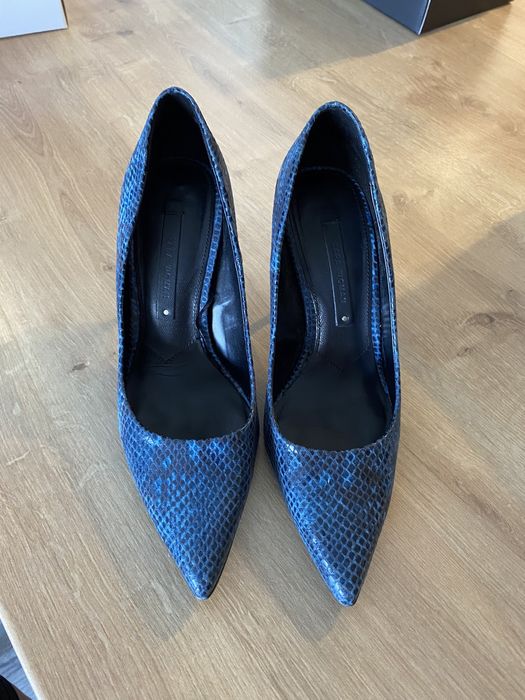 Granatowe szpilki Zara rozmiar 38 Kraków Dębniki • OLX.pl