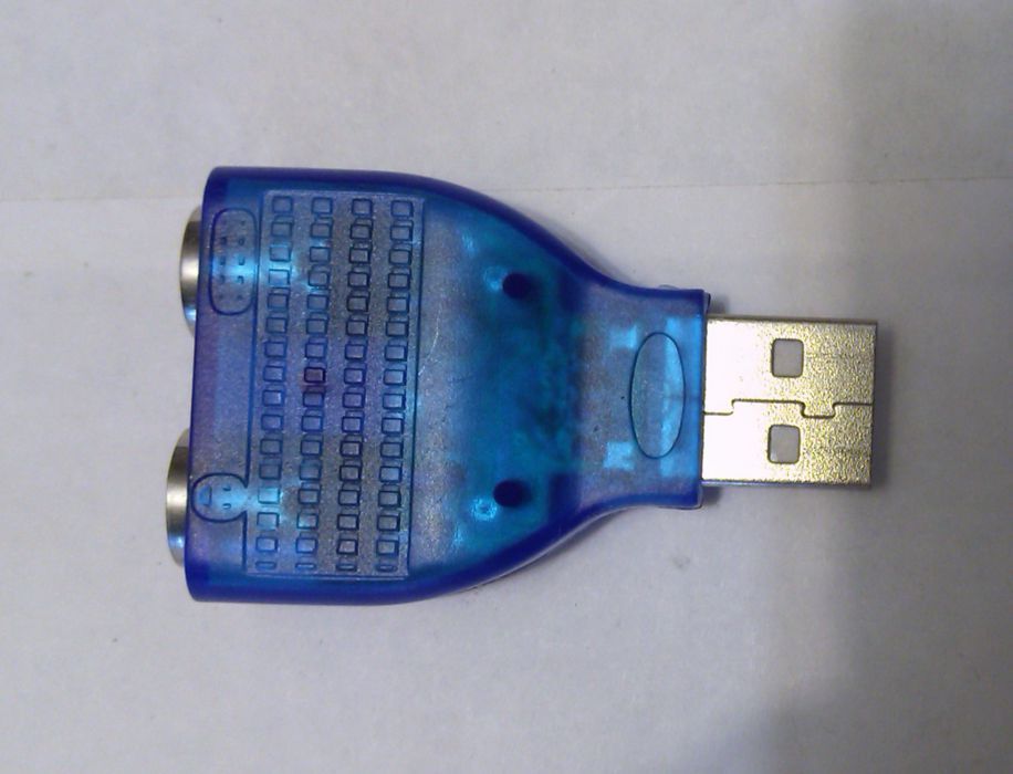 Переходник PS/2 USB адаптер для подключения PS2 мыши, клавиатуры к USB ...