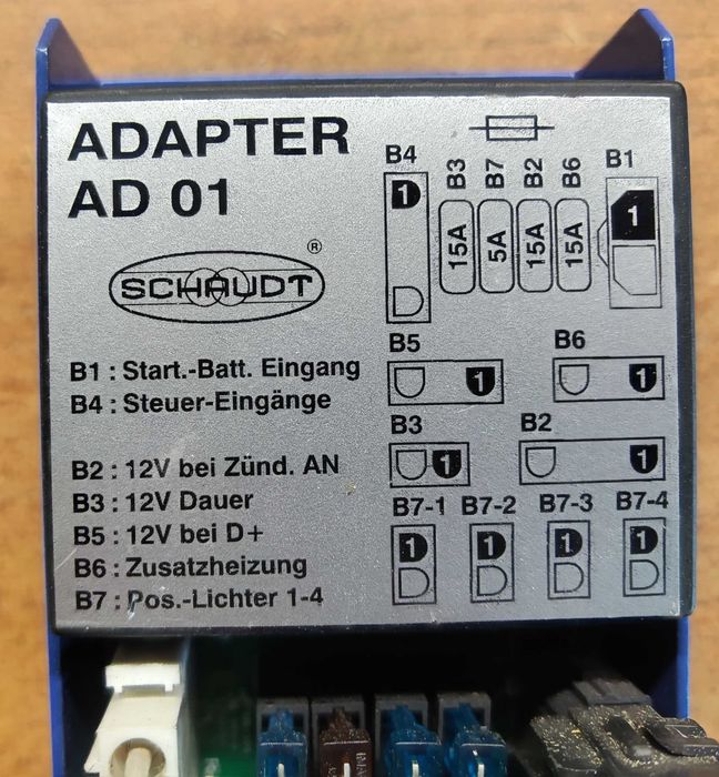 SCHAUDT adapter AD 01 do kampera Fiat Ducato Olsztyn • OLX.pl