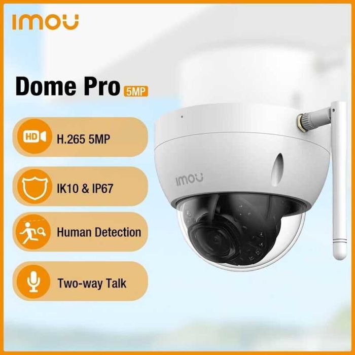 IP камера 5мп Imou Dome PRO (IPC-D52MIP) - Новинка: 2 700 грн. - Інша ТВ / відеотехніка Дніпро ...