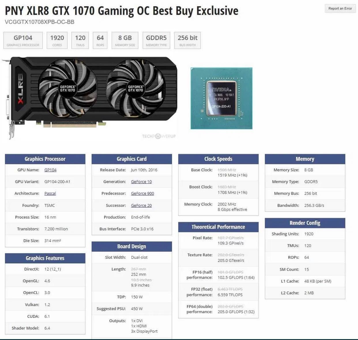 Відеокарта NVidia 1070 .норм стан. Є цілий компютер якщо треба: 4 950 ...