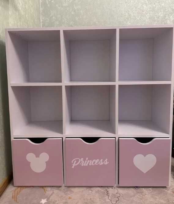 Органайзер для речей стелаж для зберігання іграшок на 9 відділень 4 200 грн Дитячі меблі