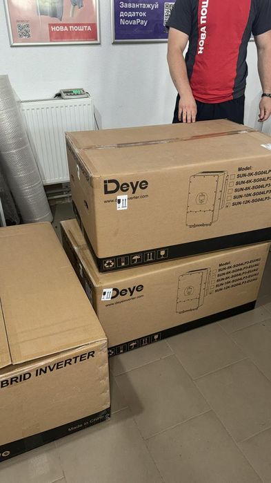 Гібридний інвертор Deye SUN-12K-SG04LP3-EU 12kW, 3Ф, 48V в Україні: 99 800 грн. - Перетворювачі ...