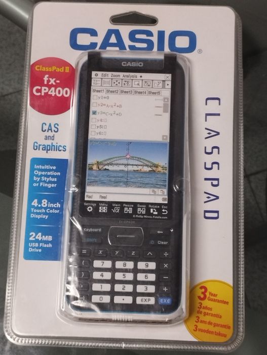 Calculadora Gráfica Casio fx-CP400 Caldelas • OLX.pt