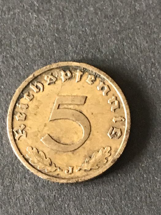 Niemcy- 1937- 5. Reich pfennig Tychy • OLX.pl