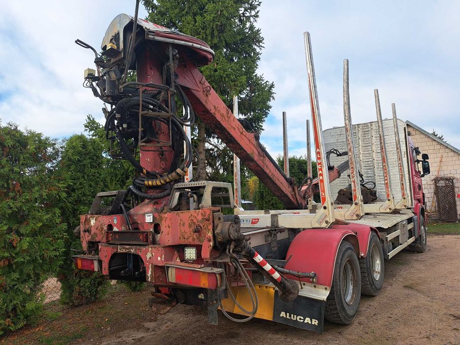 SCANIA R 420 do drewna Płaska • OLX.pl