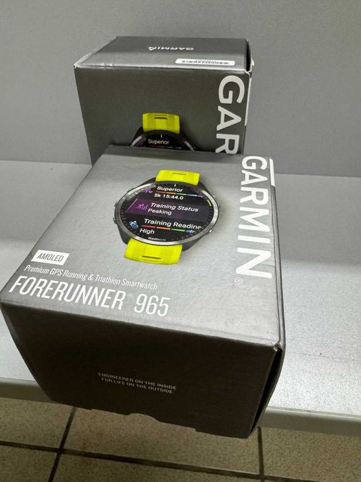 Garmin Forerunner 965 Yellow/Black Titanium Bezel 010-02809-12 Часы: 21 ...