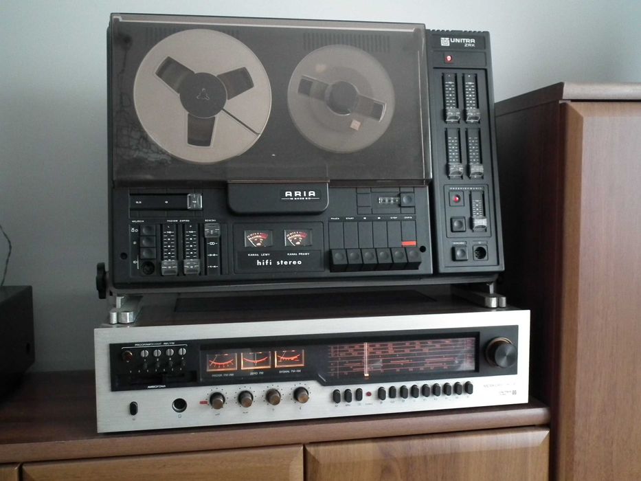 Amplituner Merkury Hi Fi Magnetofon Aria M2408 SD Hi Fi Lubliniec • OLX.pl