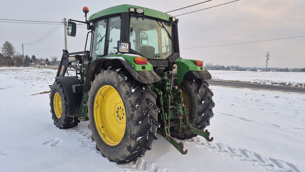 John Deere 6210 z ładowaczem czołowym, turem Ostroróg • OLX.pl