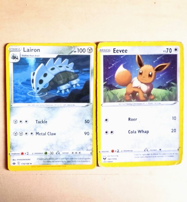 Cartas Pokémon 2021. Amora • OLX Portugal