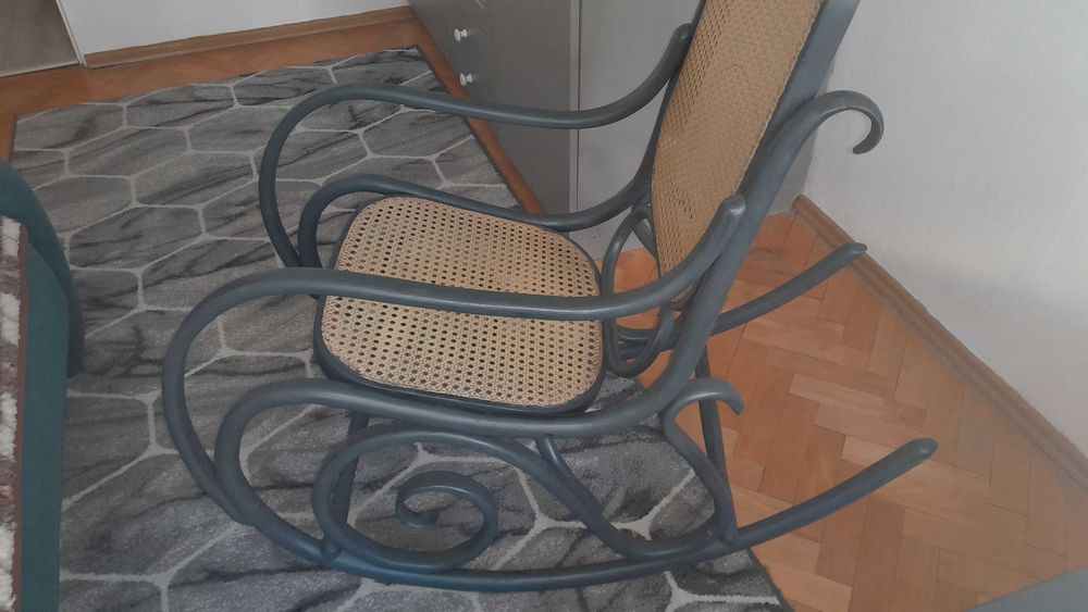 Fotel bujany ratanowy Gdynia Mały Kack • OLX.pl