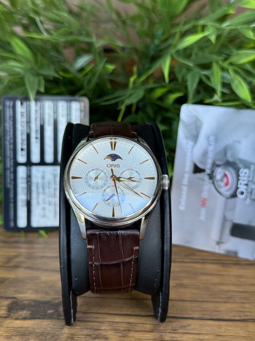Oris Artelier Complication Moonphase Real, Dume E Semelhe • OLX.pt