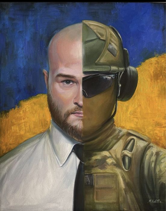 Картина на замовлення Портрет Малюнок фарбами 2 000 грн Живопис Дрогобич на Olx