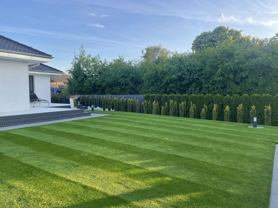 Trawa z rolki, zakładanie trawników, trawa rolowana, trawa w rolce pro Kiekrz • OLX.pl