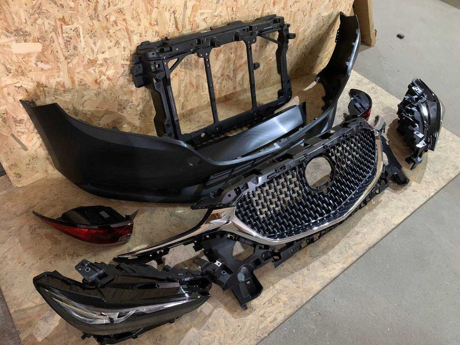 Бампер Передний Mazda 6 2018 2019 2020 2021 Решетка Радиатора Рестайл ...