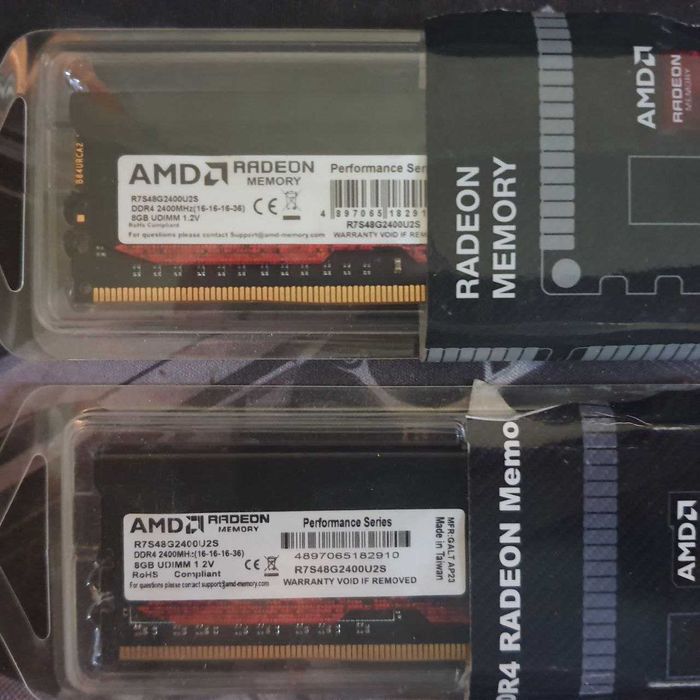 Оперативная память 2*8gb AMD DDR4 2400MHz (Гарантия Розетка): 1 195 грн ...