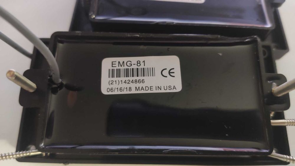 Продам пару звукоснимателей Хамбакер EMG 81-60 пасивные: 3 550 грн ...