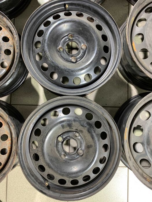 Диски стальні б/у оптом з Європи R14, R15, R16, 11 штук: 200 грн. - Диски Харків на Olx