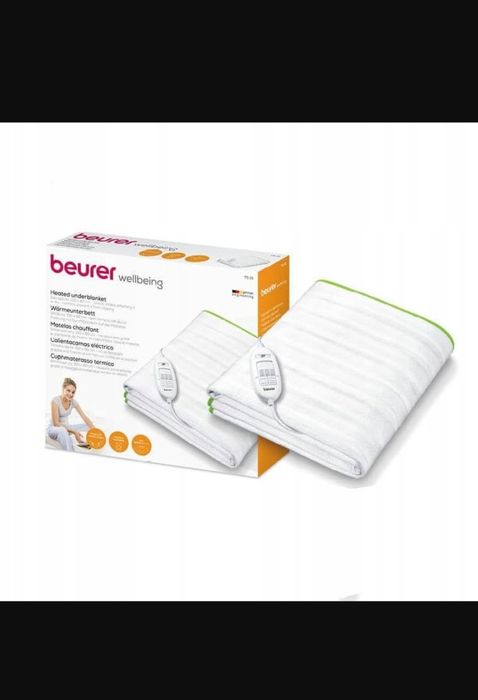 Nakładka elektryczna na łóżko Beurer TS 15 biała 150 x 80 cm Chorzów • OLX.pl