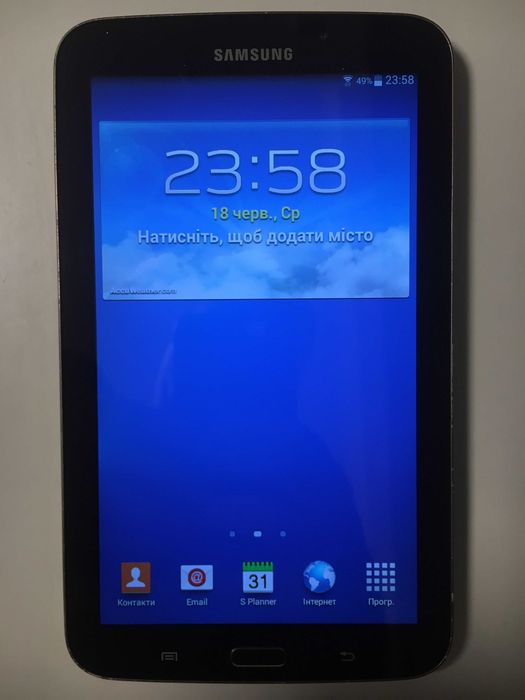 Планшет Samsung Galaxy Tab 3 7" SM-T210 Black отличное состояние: 700 ...