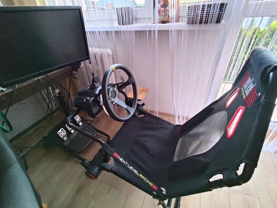 Xbox PlayStation fotel NLR next level Racing składany sim Racin Gostyń ...