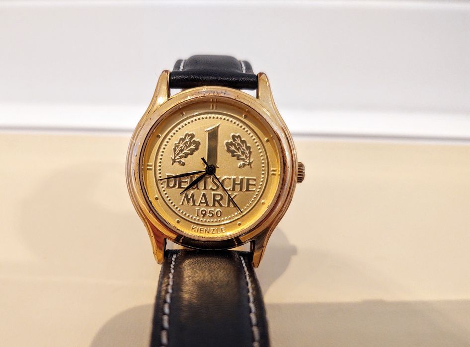 Kienzle 1 deutsche mark 1950 zegarek kolekcjonerski cinkciarz klasyk ...