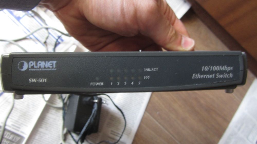 Маршрутизатор (сетевой коммутатор) (switch) PLANET SW-501: 200 грн ...