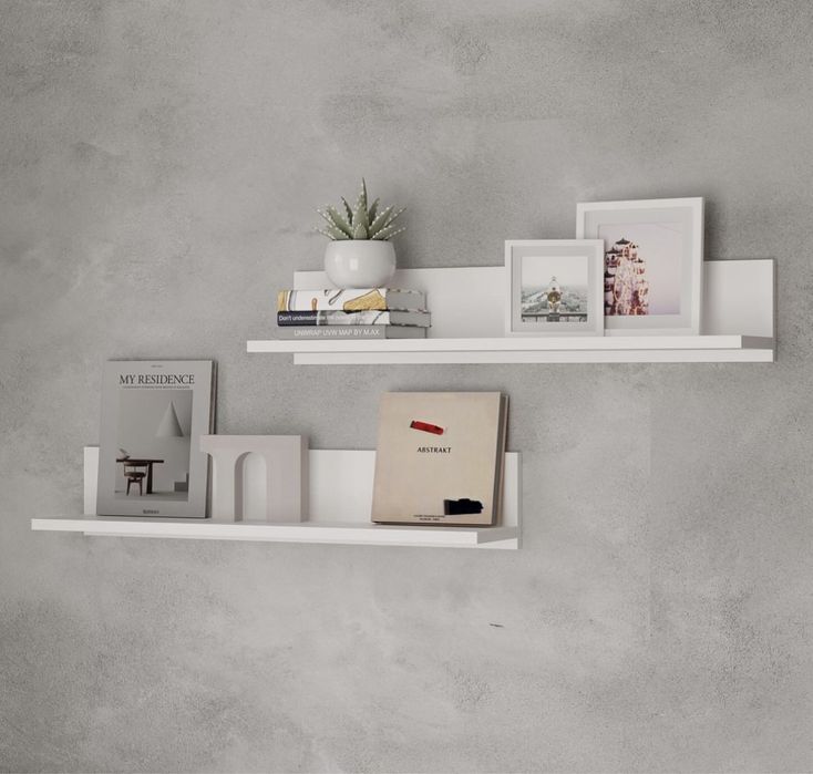 Полка настенная для книг Поличка навісна Полиця настінна Стелаж 420 грн Меблі для спальні