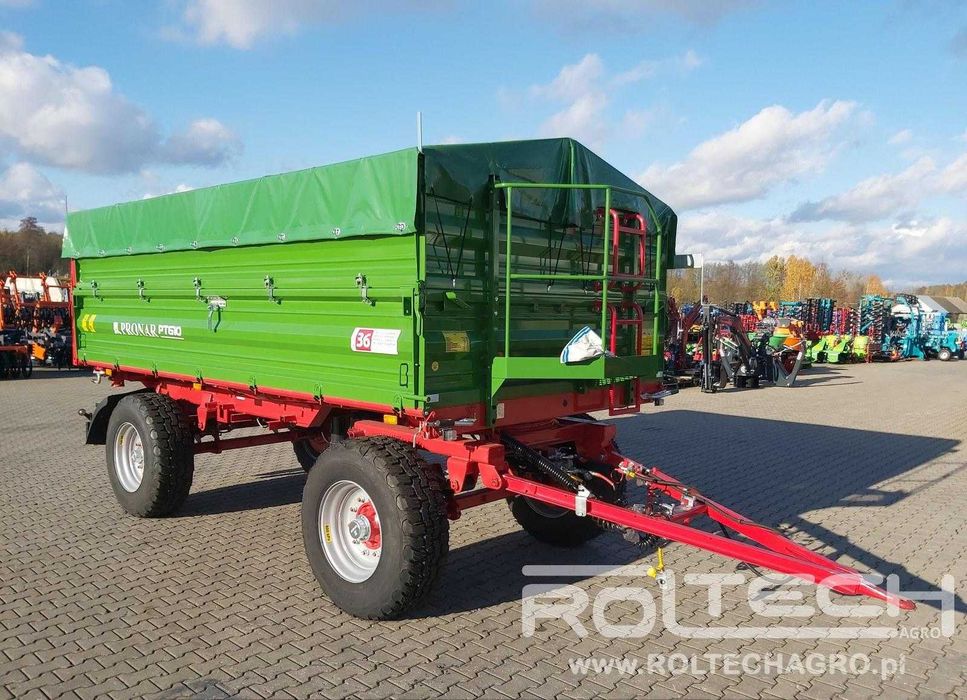Przyczepa PRONAR PT610 PT510 PT612 PT512 T680 Plandeka GRATIS od ręki ...
