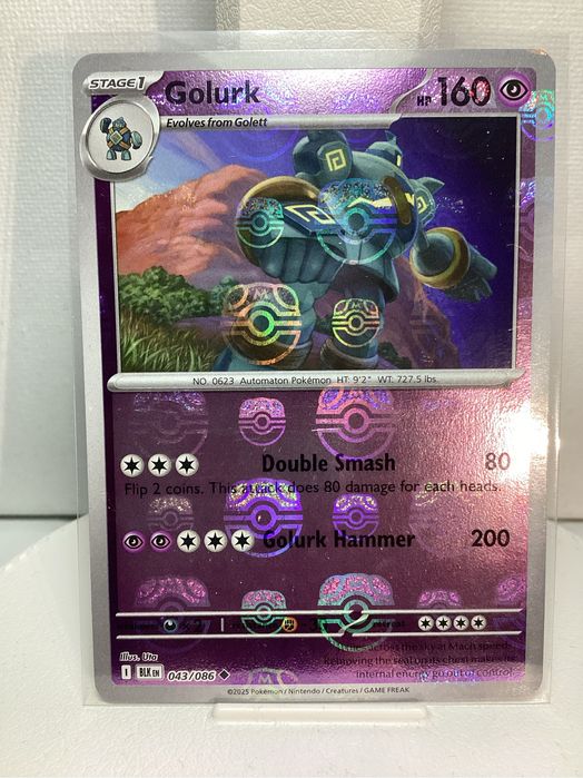 Pokemon TCG: Golurk 043/086 BLK S&V: Black Bolt MASTER BALL Warszawa Ochota • OLX.pl