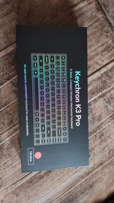 Keychron K3 Pro 84 key QMK RGB Gateron Red Hot Swap black: 4 000 грн ...