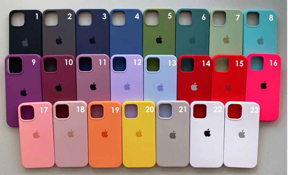 Силіконовий чохол Silicone Case айфон 14 Plus 15 16 17 Max Pro iPhone ...