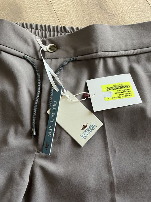 Spodnie meskie wloskie 54 Kolor Fango Domenico Tagliente Poznań ...