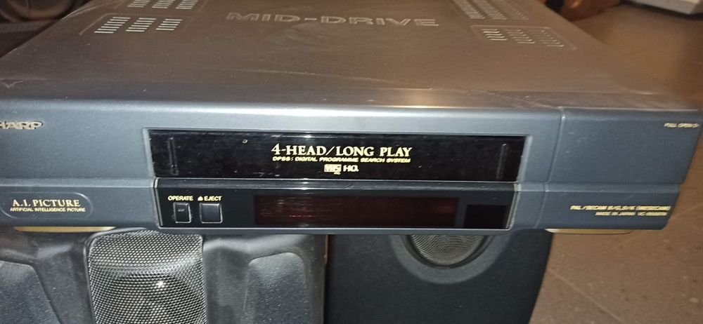 Odtwarzacz/rekorder kasetowy VHS Sharp Syców • OLX.pl