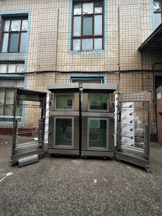 Комплект Піч конвекційна Wiesheu Euromat B8 E2 IS 600 +B4 E2 is600: 2 ...