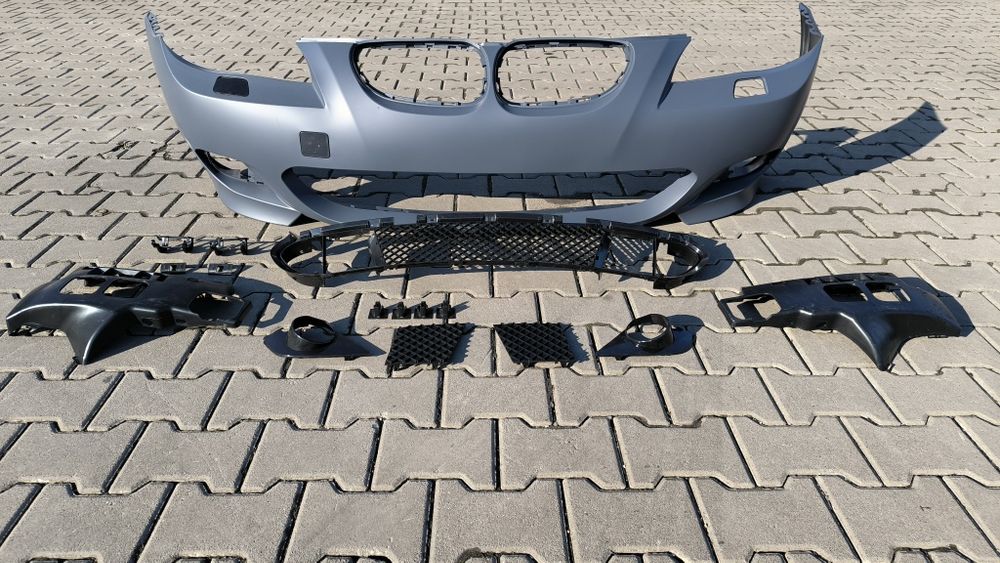 BMW E60 E61 Zderzak Przedni M-pakiet Bodykit PDC Halogeny Tychy • OLX.pl