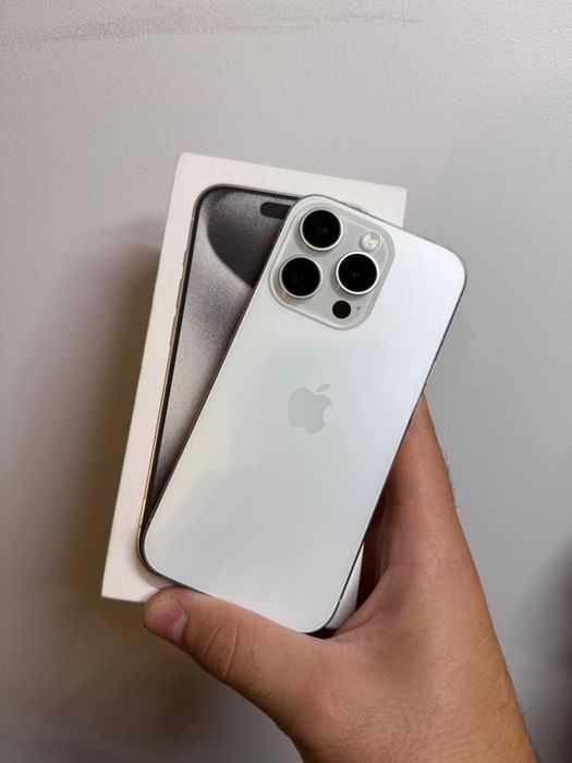 IPhone 15 Pro na 128GB, 92% Bateria White Warszawa Śródmieście • OLX.pl