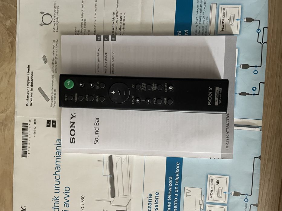 Sony HT CT 780 soundbar do telewizora Sony Warszawa Ochota • OLX.pl