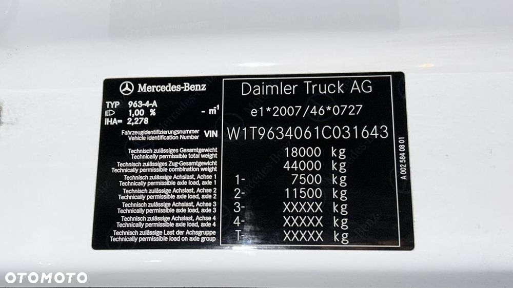 Używany Mercedes-Benz ACTROS / 1851 / E 6 / MP 5 / ACC / MEGA / LOW ...