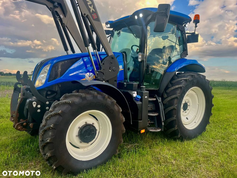 Używany New Holland T6. 125S //STAN PERFEKCYJNY//ładowacz czołowy MX ...