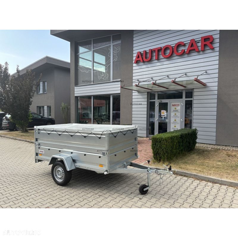 Nou Autocar Remorca basculanta nefranata cu o singura osie A7320U cu laterale extensibile si ...