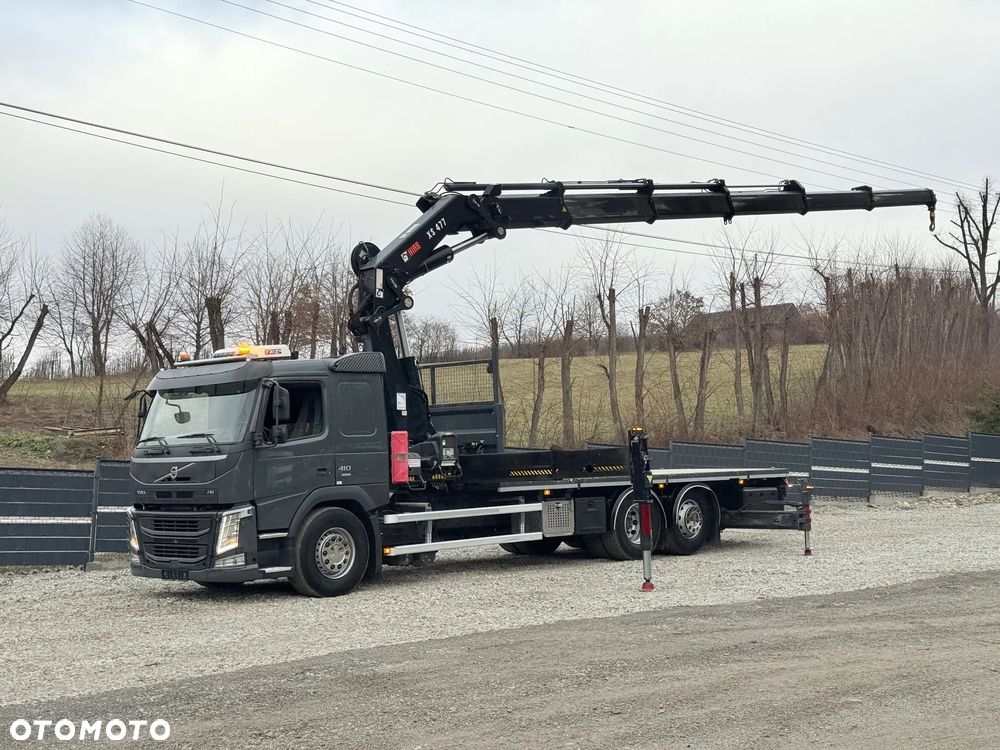 Używany Volvo * Volvo FM 410 * HDS Hiab Kran 477 EP-5 Hiduo * 3 Osie ...