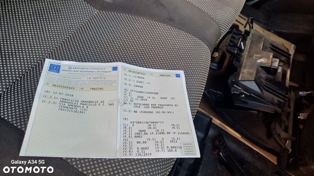 Używany Citroën Jumper 2018 - 16 900 PLN, 350 000 km - Otomoto.pl