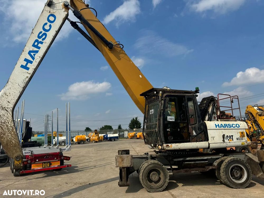 Utilizat Caterpillar CAT M 322 D Excavator pe roti 2015 - 59 900 EUR ...