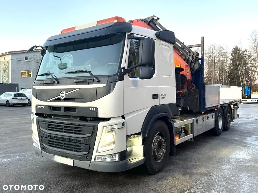 Używany Volvo FM 450 6x2 PALFINGER PK 42002 SH FLY JIB 2014 - 723 240 ...